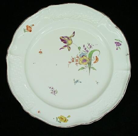 18C Hand Painted Volkstedt German Dinner Plate. Bea - Mar 21, 2007 ...