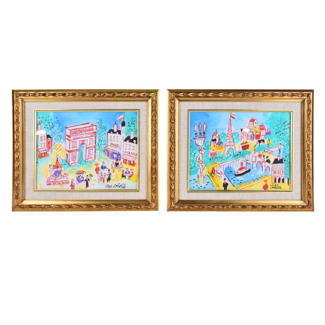 Charles Cobelle (1902 1998) Two Oil On Canvas