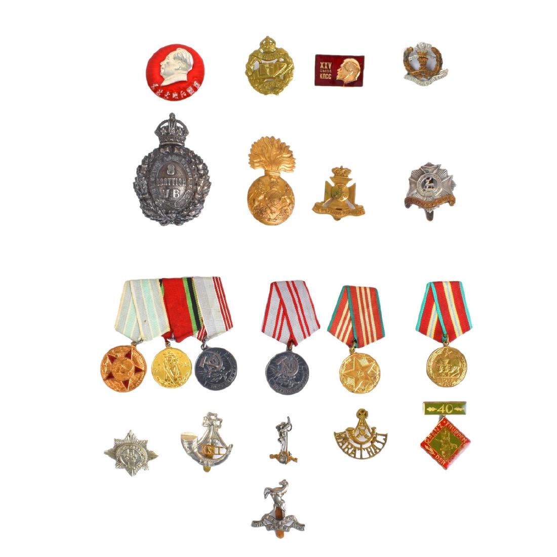 Military Pins, Badges, And Medals