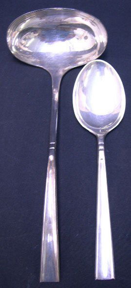 521: Two (2) Codan Mexican Sterling Silver Serving Piec