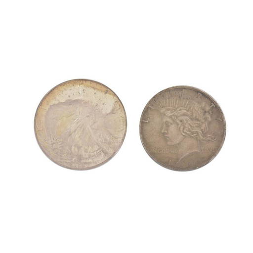 Two Us $1 Silver Coins