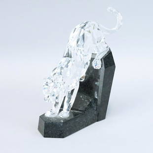 Swarovski Crystal Panther 3" X 4"