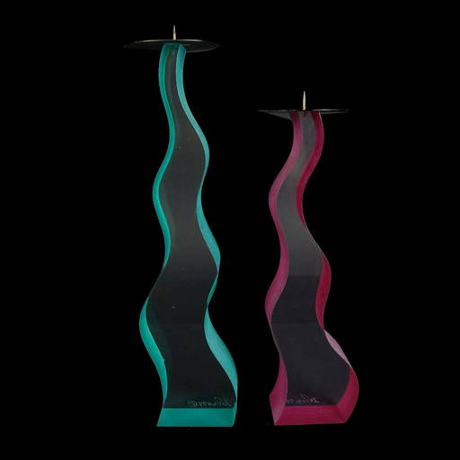 Cec LePage Lucite Candlesticks (#0267) on Aug 10, 2022 | Kodner ...