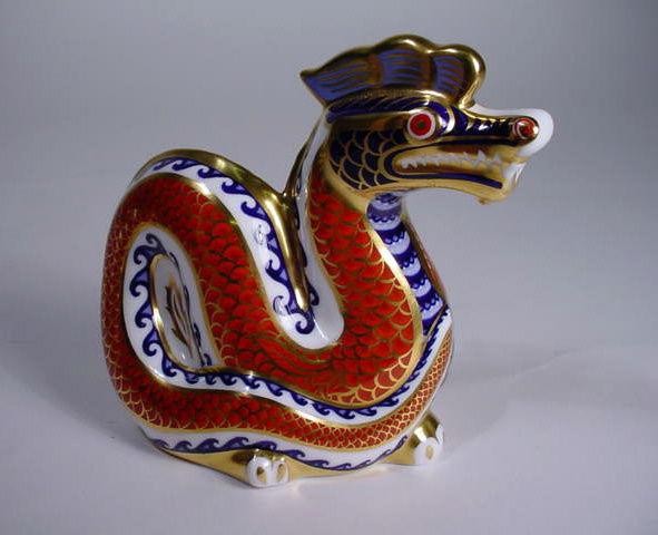 589: Royal Crown Derby "Dragon" Porcelain Paperweight. - Sep 22, 2005 ...