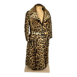 Vintage Leopard Fur Coat