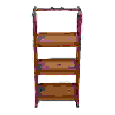 Vintage Japanese Wooden 3-tiered Stand Auction