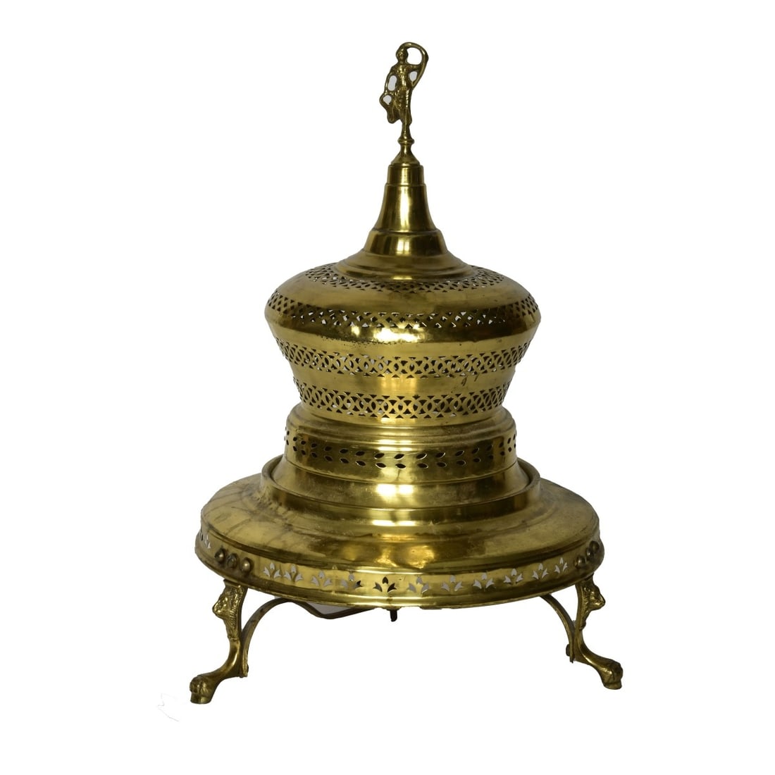 Large Moroccan Brass Brazier Auction