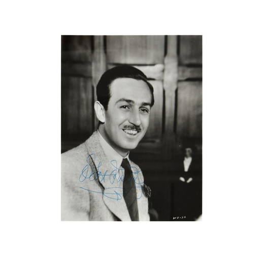 Walt Disney Ink Signed Photograph