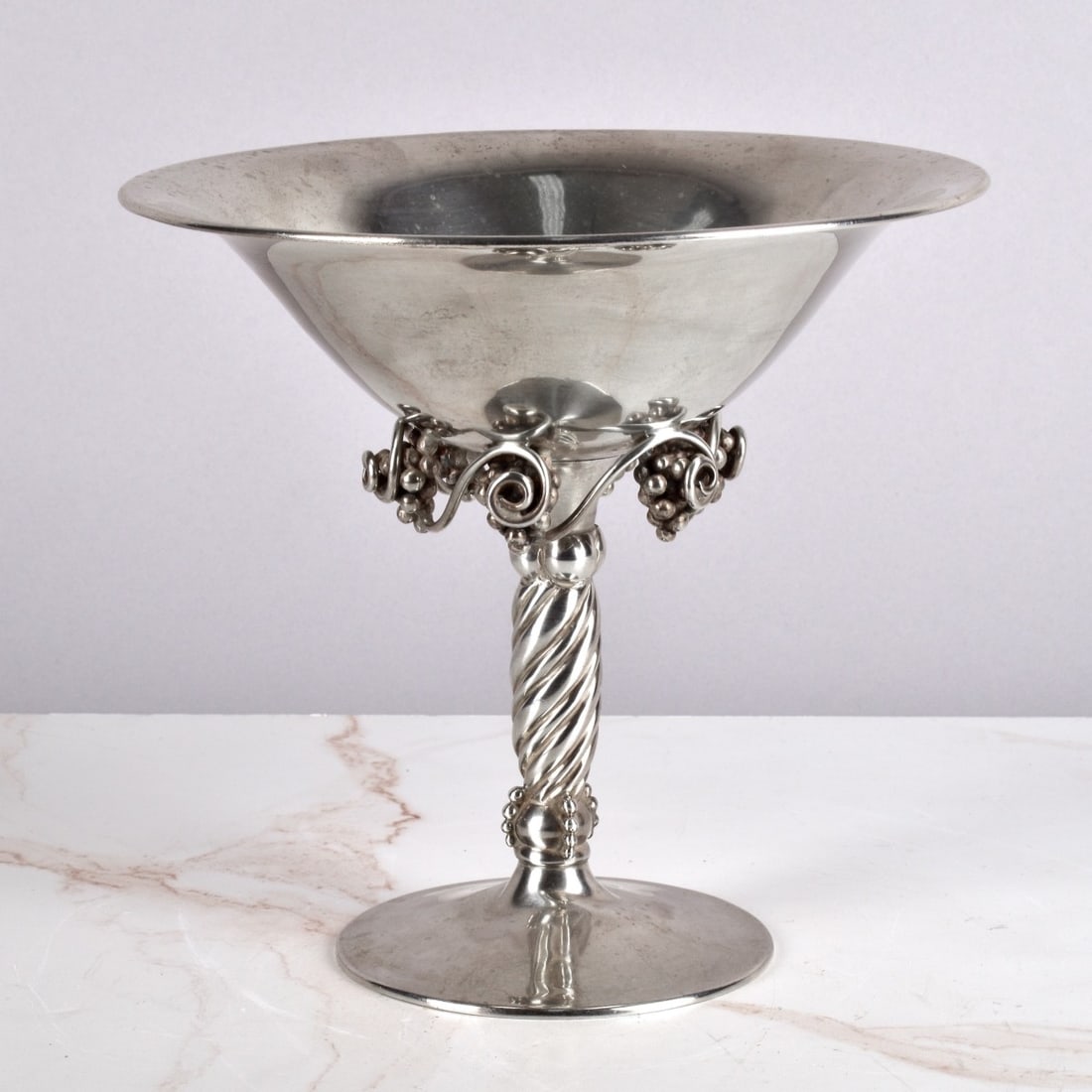 Vintage Mexican Art Nouveau Sterling Compote