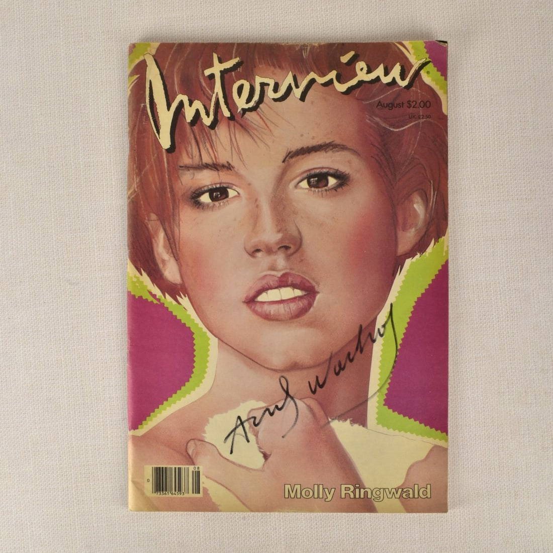 Andy Warhol, Interview Magazine Auction