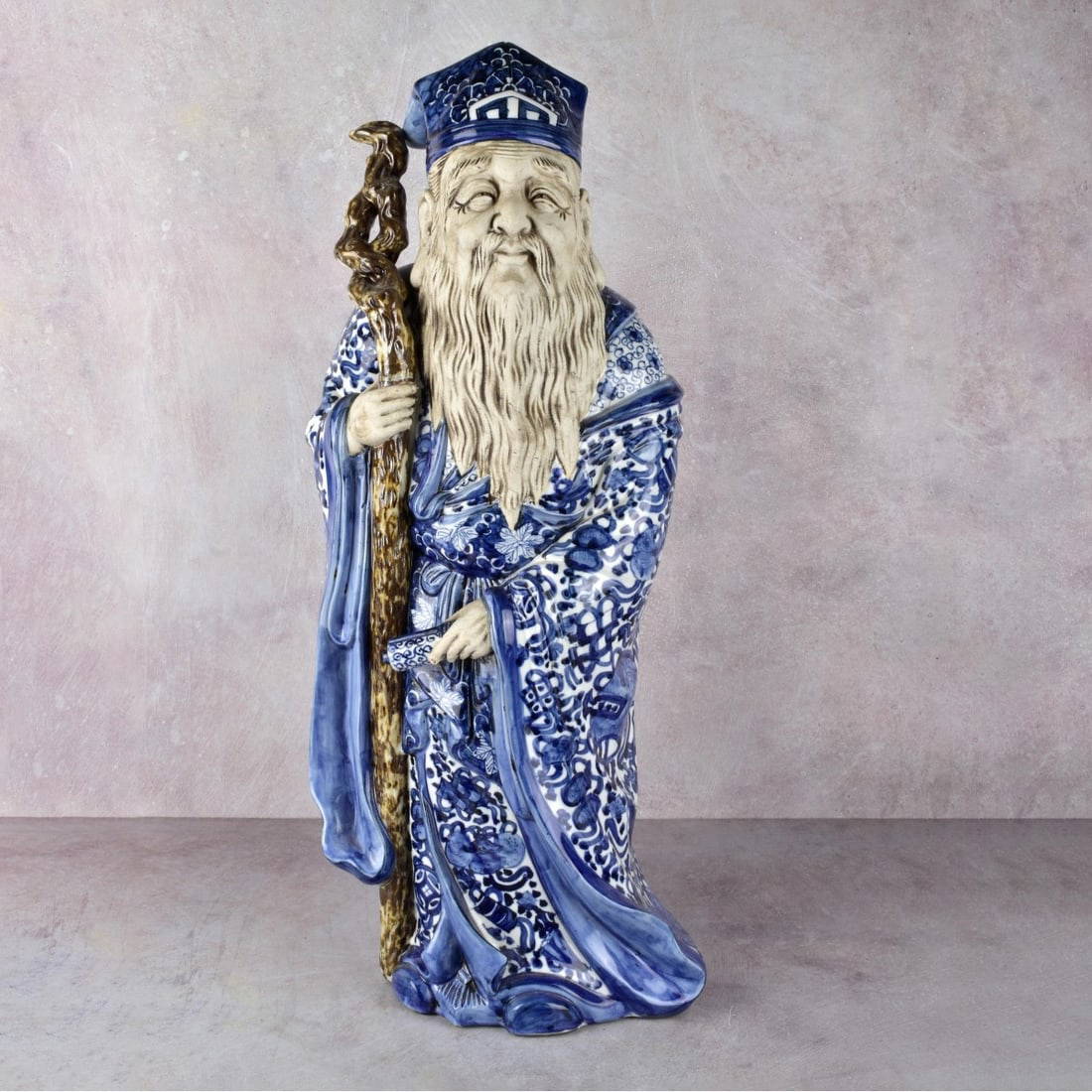 Very Large Chinese "lohan " Figurine Auction