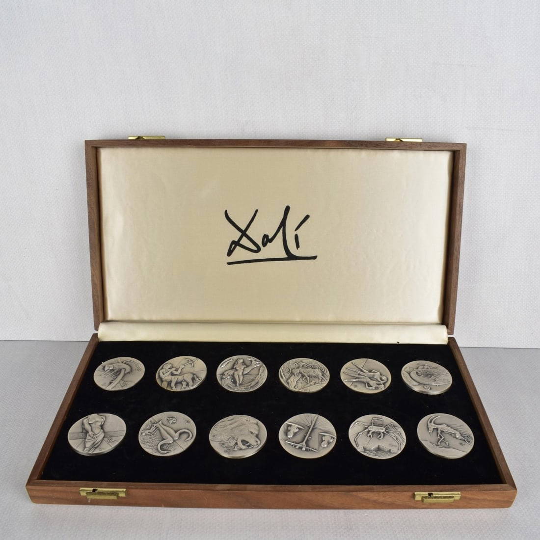 Salvator Dali Silver Zodiac Tokens Auction