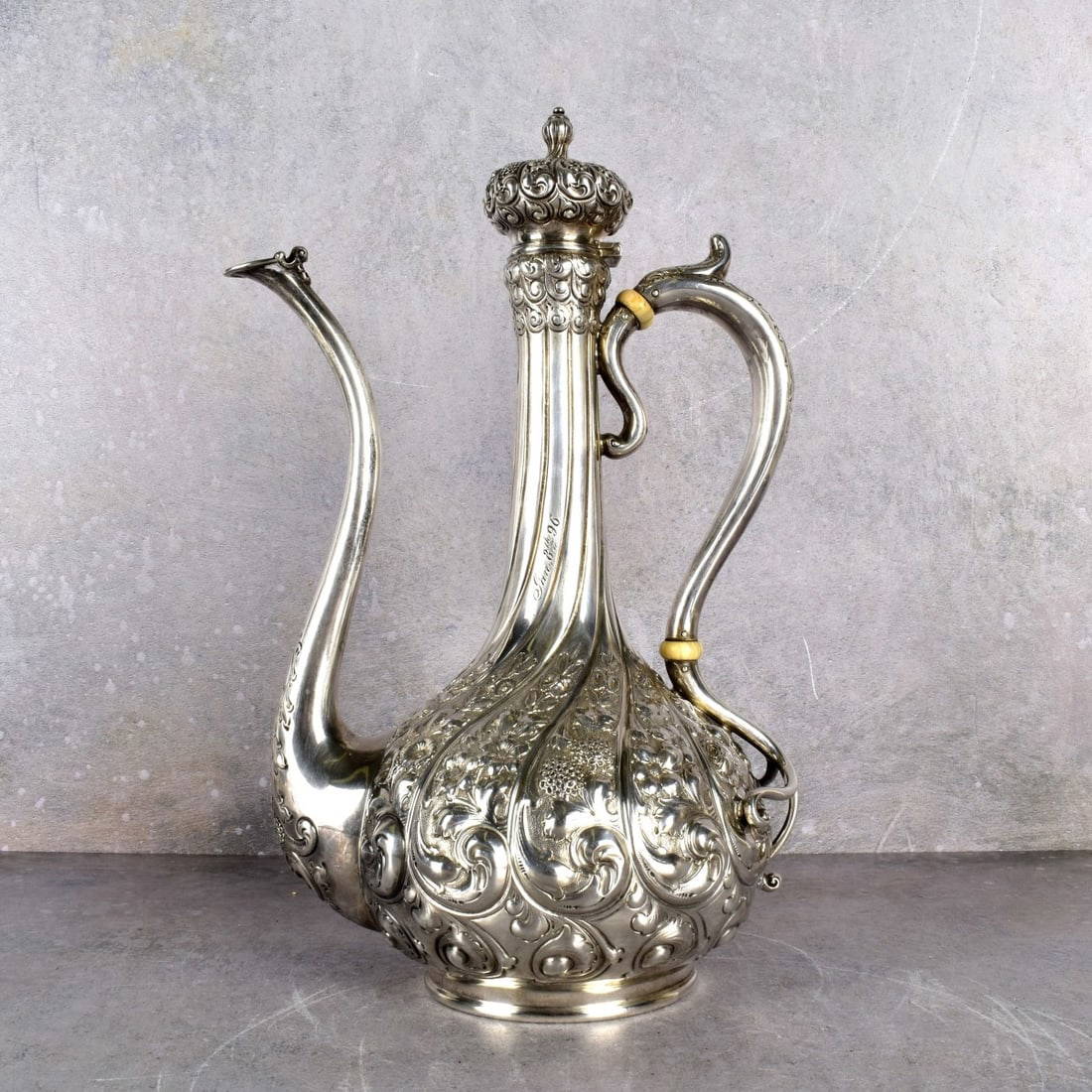 William B. Durgin Sterling Silver Coffee Pot Auction