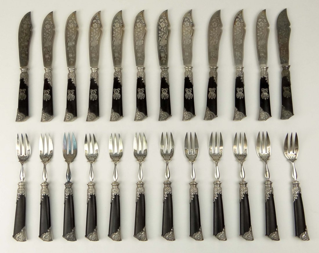Rare Edouard Ernie French 800 Silver and Horn 24 Piece - Jul 16, 2014 ...