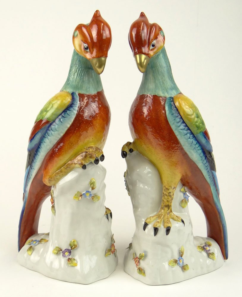 Pair 20th C French Sevres Hand Painted Porcelain Bird - Aug 27, 2014 ...