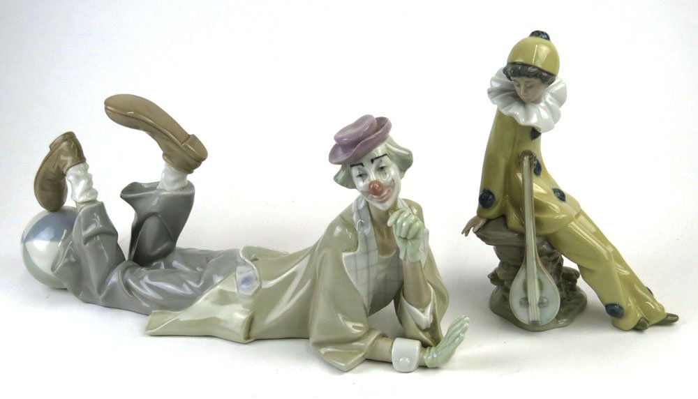 Lladro Clown Laying Down With Ball Figurine Together - Oct 09, 2014 ...