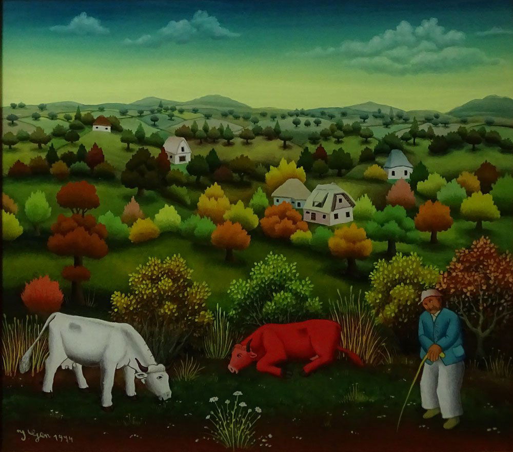 Ivan Generalic, Croatian (1914-1992) Oil painting on