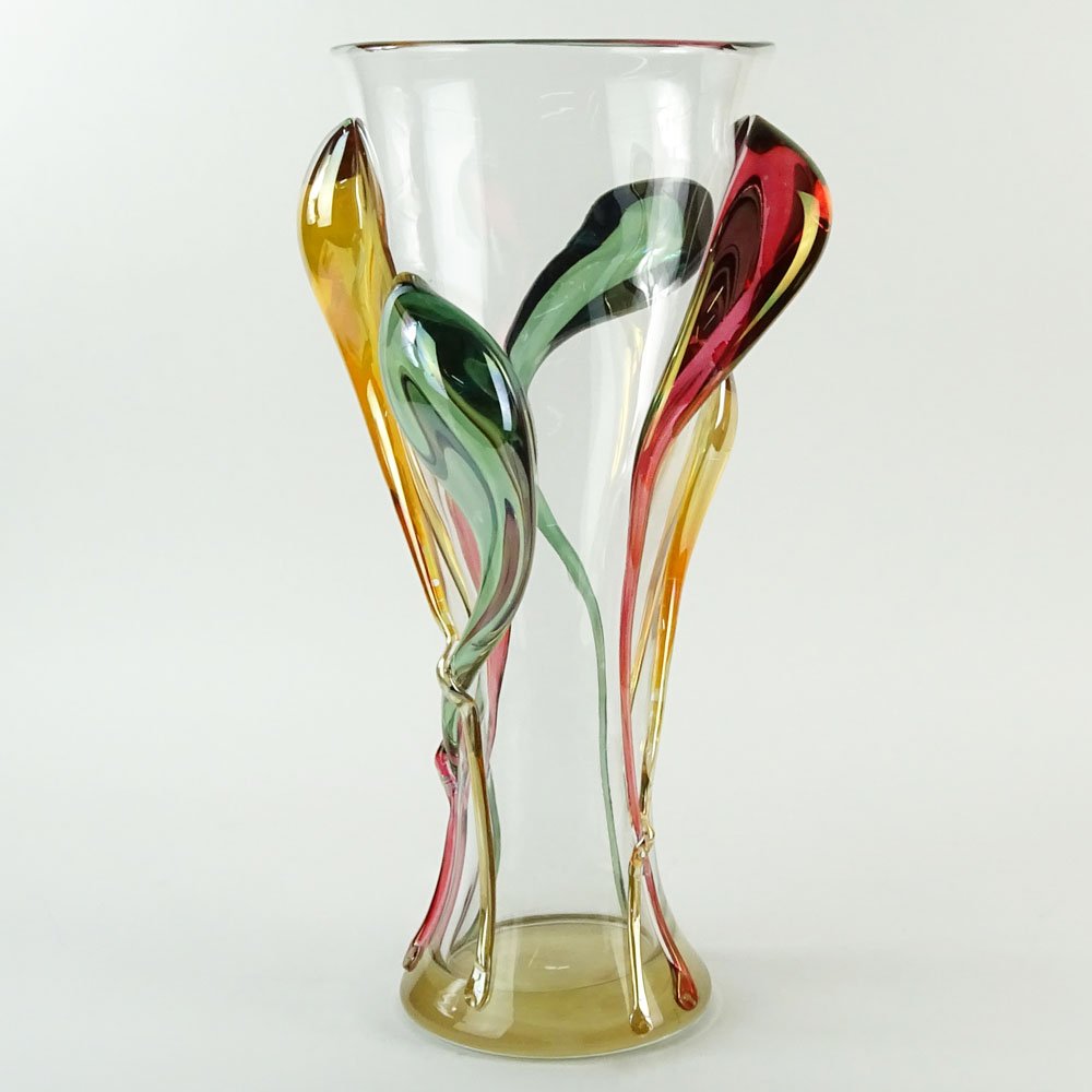 Monumental Ion Tamian Contemporary Romanian Art Glass