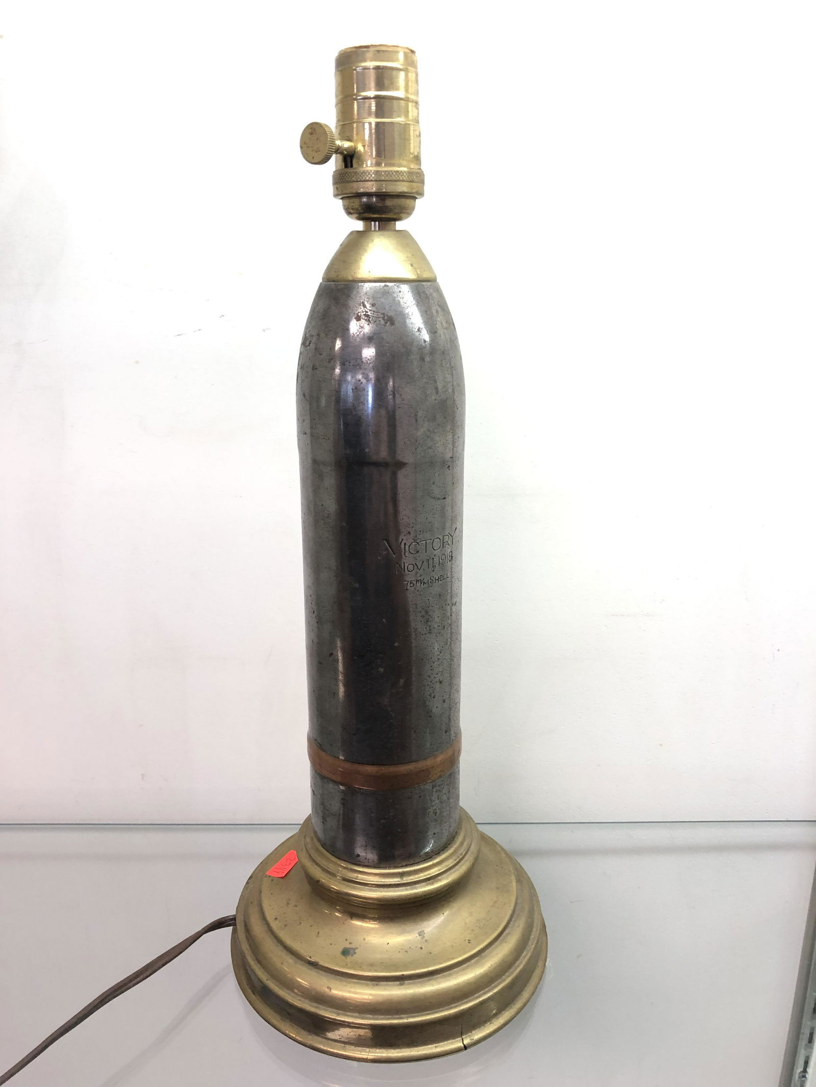 Wwi 75mm Mortar Shell Victory Lamp