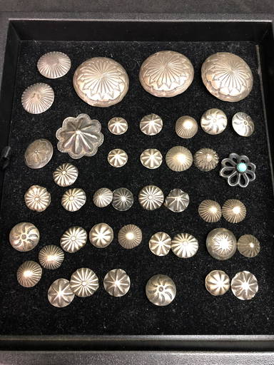 Collection Antique Navajo Silver Buttons