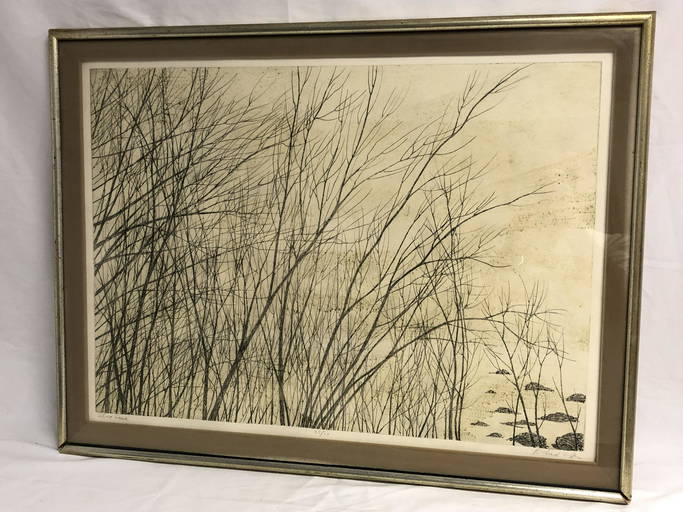 Richard Volpe Signed #d Etching ''shore Scene'' #37