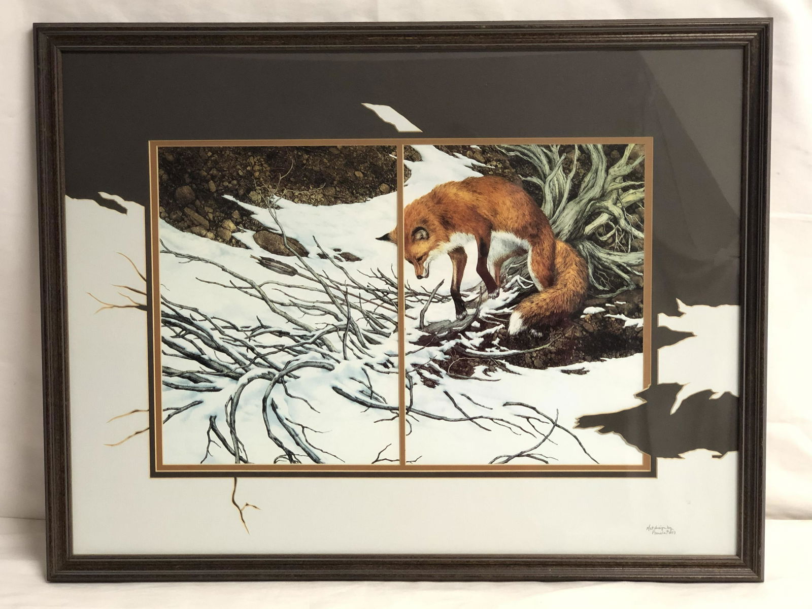 Bev Doolittle ''missed'' Fox Print Unusual