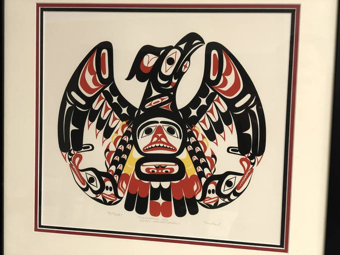 Signed #d Tim Paul Native Ameican Print - #40 / 130 Thunderbird ...
