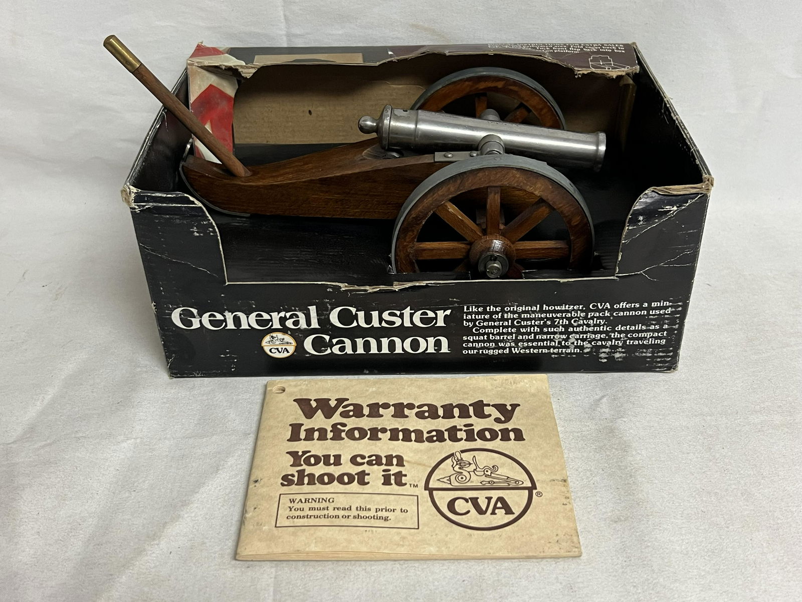 CVA Black Powder General Custer Cannon - .50cal Miniature Black Powder ... CVA Black Powder General Custer Cannon - .50cal Miniature Black Powder ...
