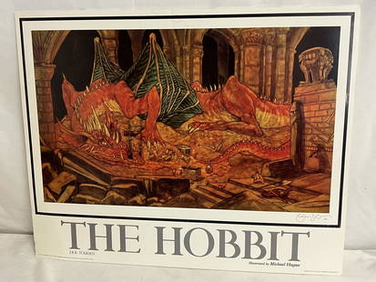 Signed By Michael Hague W/ Folding Posters