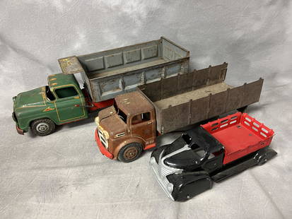 Marx Farm Stake Truck Tin And Steel Toy