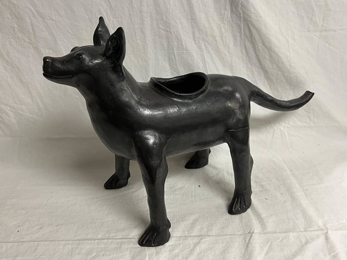 Vtg Oaxacan Simon Reyes Pottery Dog Planter- 23'' x 8.5'' x 15 ...
