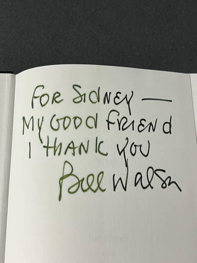 1st Ed. Book Signed By Bill Walsh 'winning Edge' 'finding The Winning ...