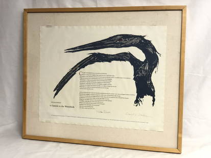 William Everson Excerpt On Handmade Paper Excerpt Was Printed On Goudy ...