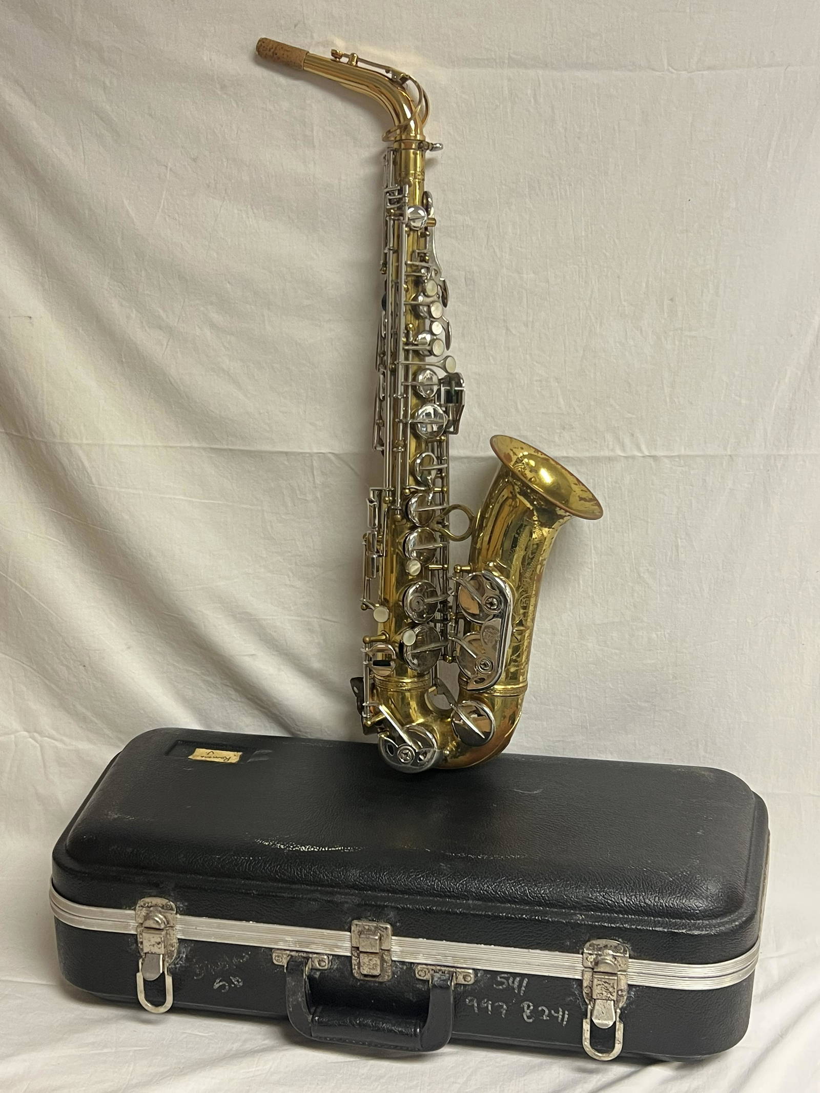 Vtg Martin Busine ''Flying Horse'' Alto Saxophone - Serial #14337 w ...
