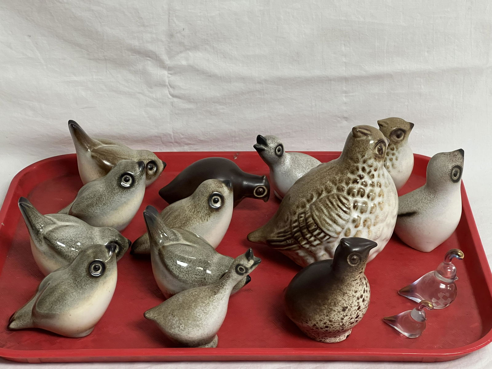 (14)asst Mid Century Bird & Quail Figures Howard Pierce, The Guilded ...