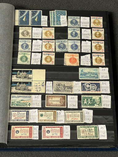 Asst Stamp Lot, Coils, 1st Day,envelopes,more (2)albums Loaded W/ Asst ...