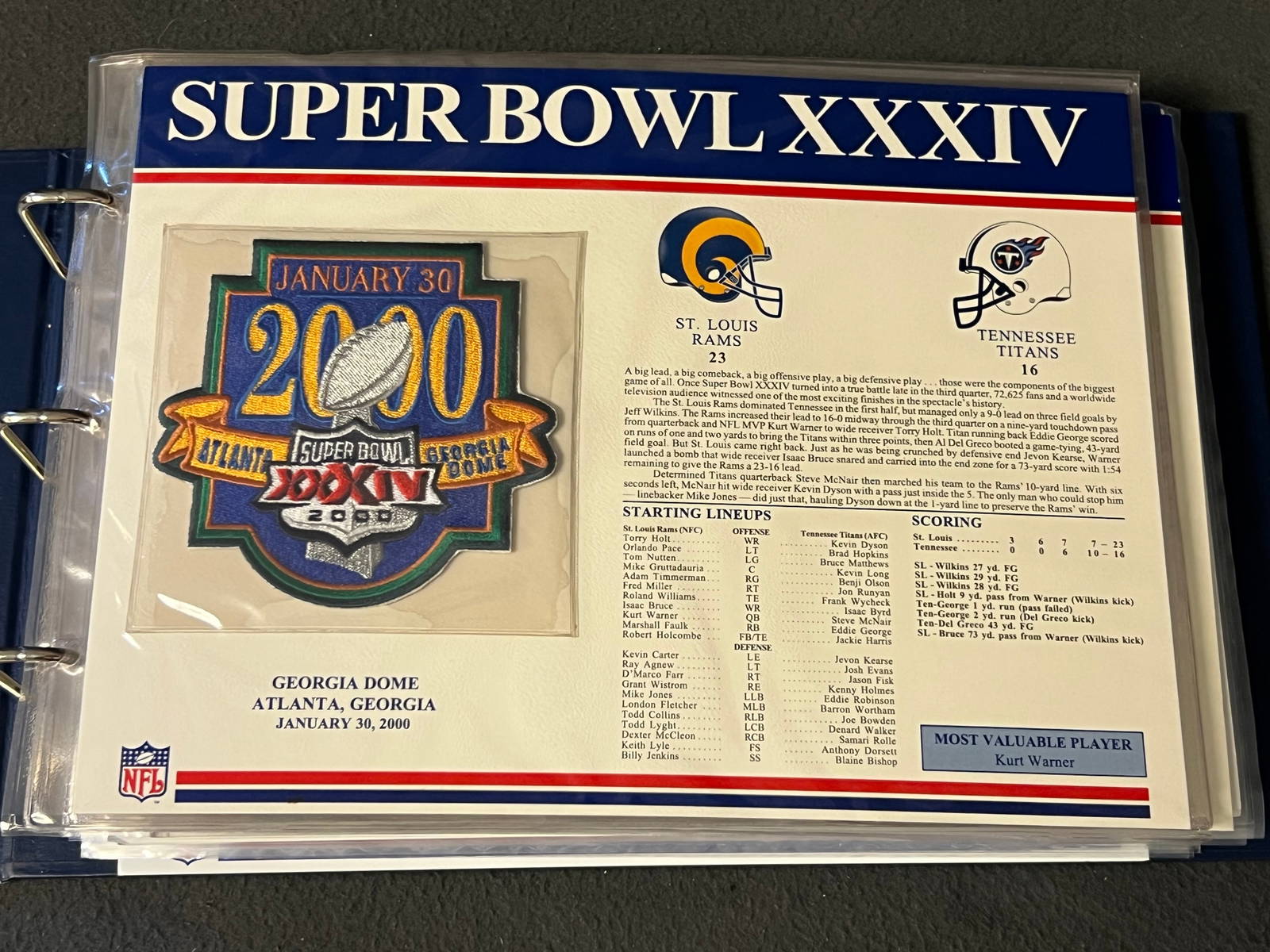 Willabee & Ward Super Bowl Patch Collection - Years 2000-2022 + (2 ...