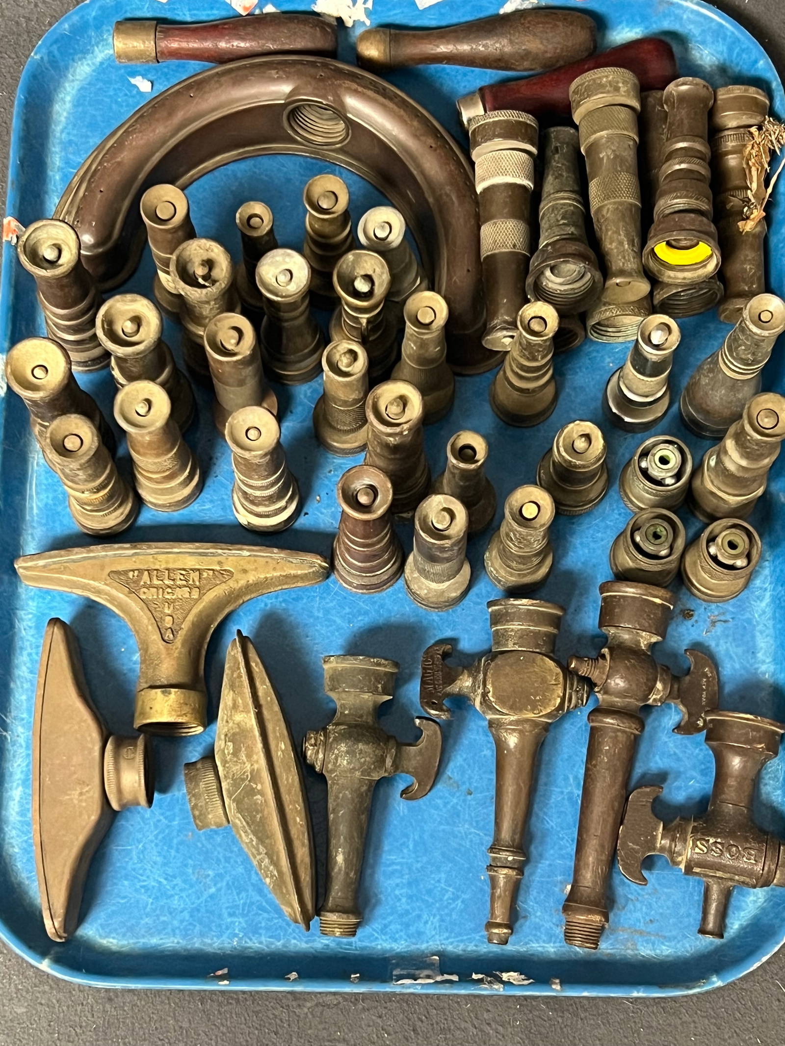 40+ Asst Brass Hose Nozzles, Allen, Magic + More - Various Brands ...