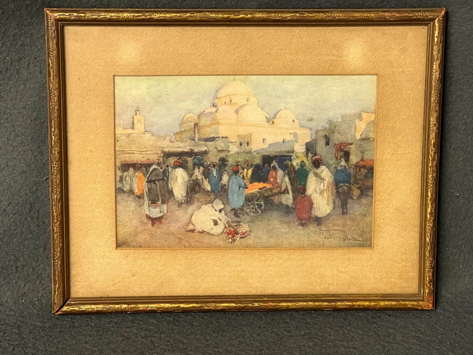 Graham Petrie (1859-1940)lithograph - Framed 9.25'' X 7.25'' Auction