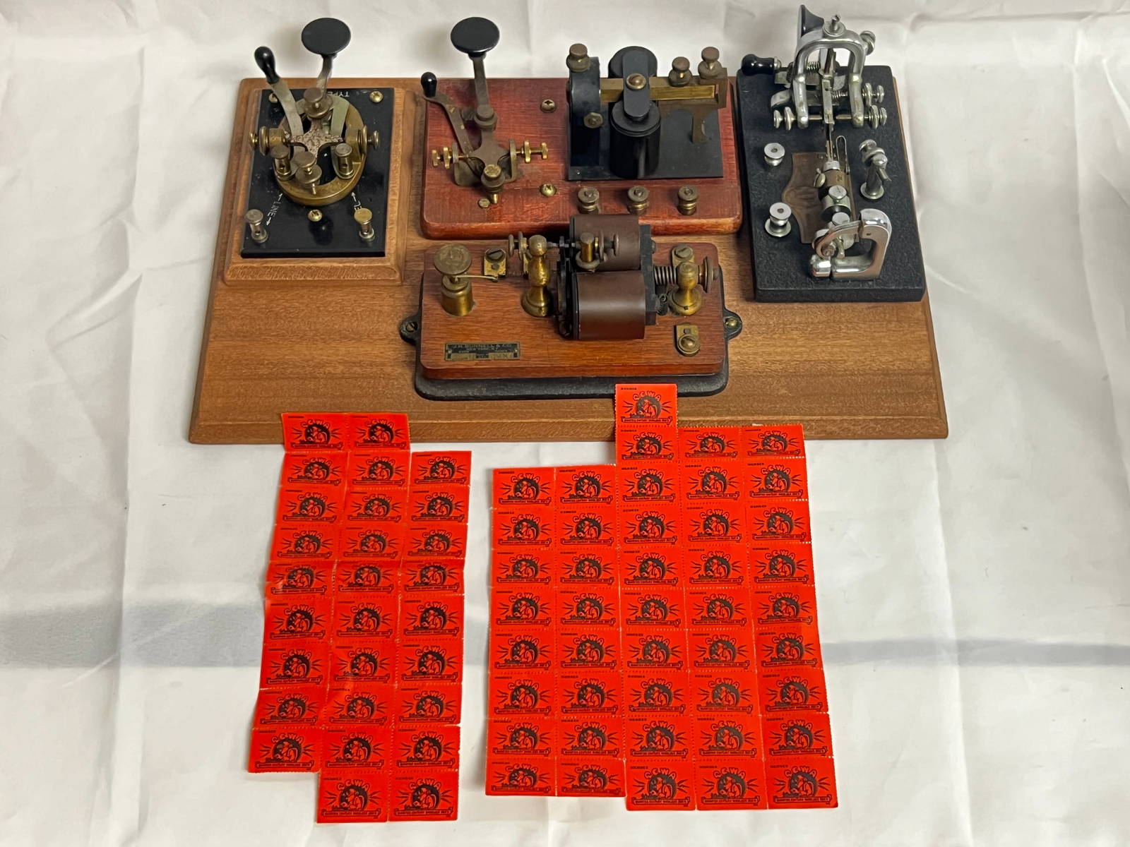 (4)wwii Era Morse Code Radio Telegraphy - From Wwii Radio Operator ...