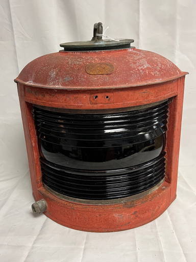 Marine Light Port Side Red 14'' X 10'' X 15'' From Capitola Wharf House ...