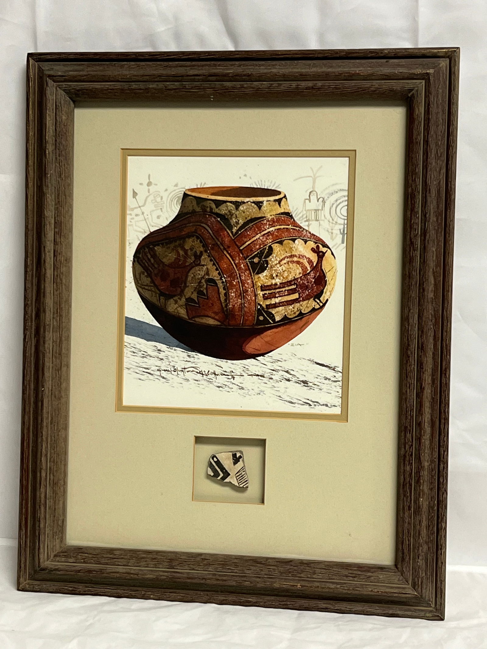 Michael Clayton Mccullough Art & Artifact - Southwest Artist Signed ...