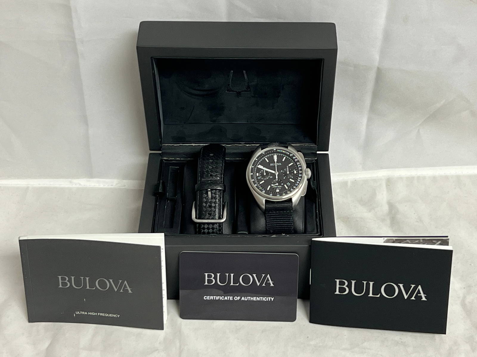 Bulova Lunar Pilot Mens Watch W/ Box,coa - Apollo 15 50th Anniversary ...