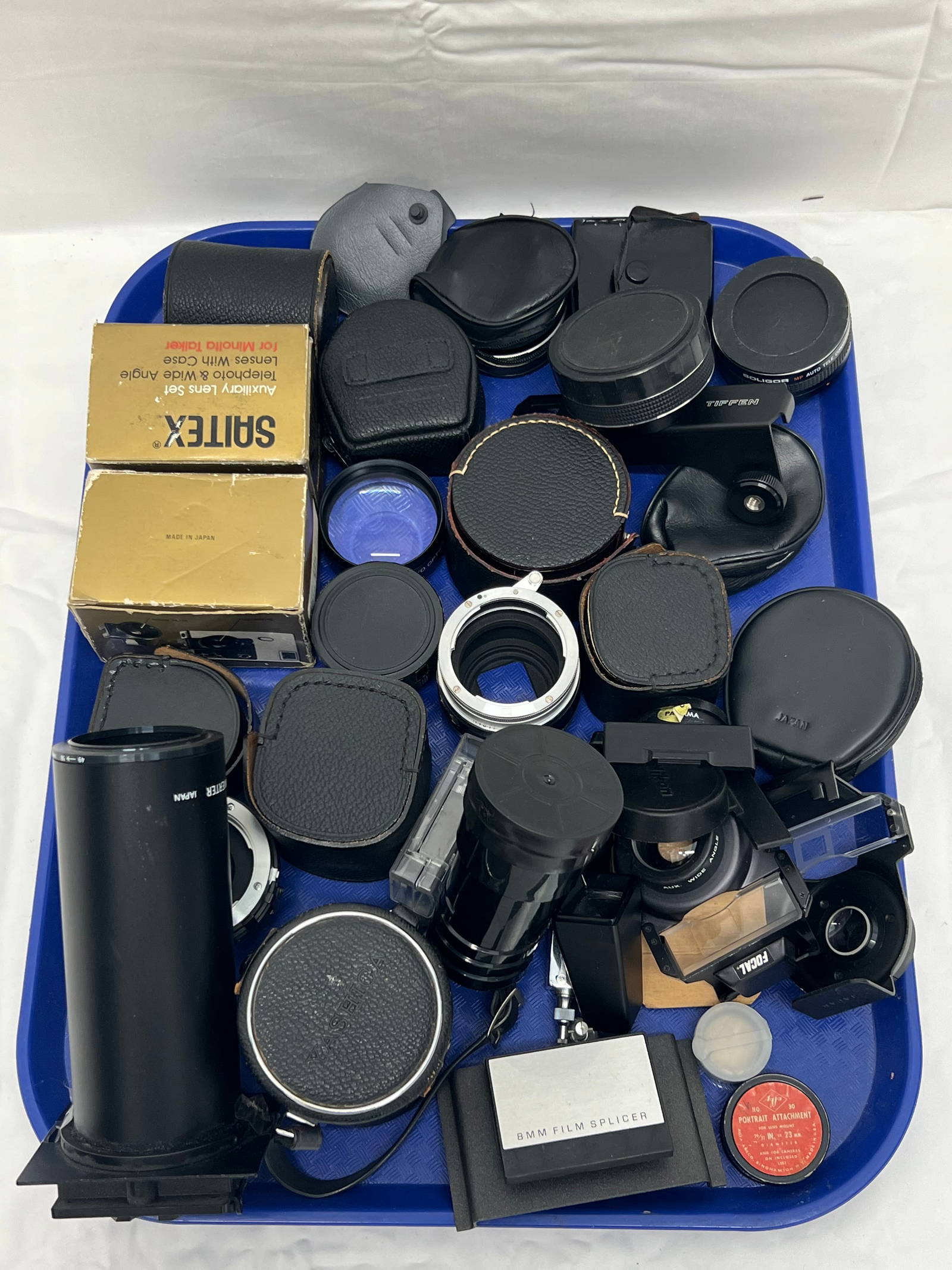 Buy Lot Asst Camera Items, Lenses, Splicer,more - Rokuner, Saitex ...