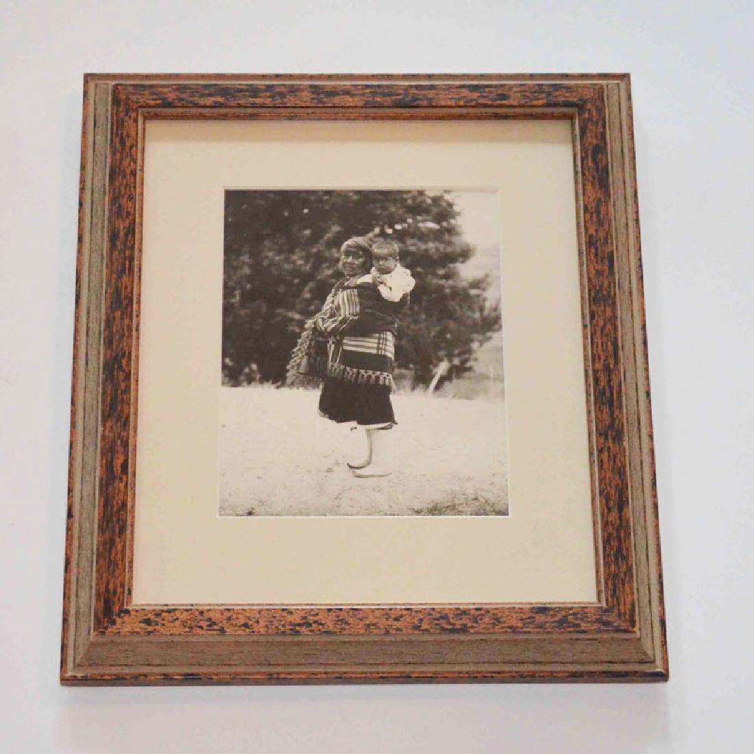 Karl Moon Native American Woman w Child Photo