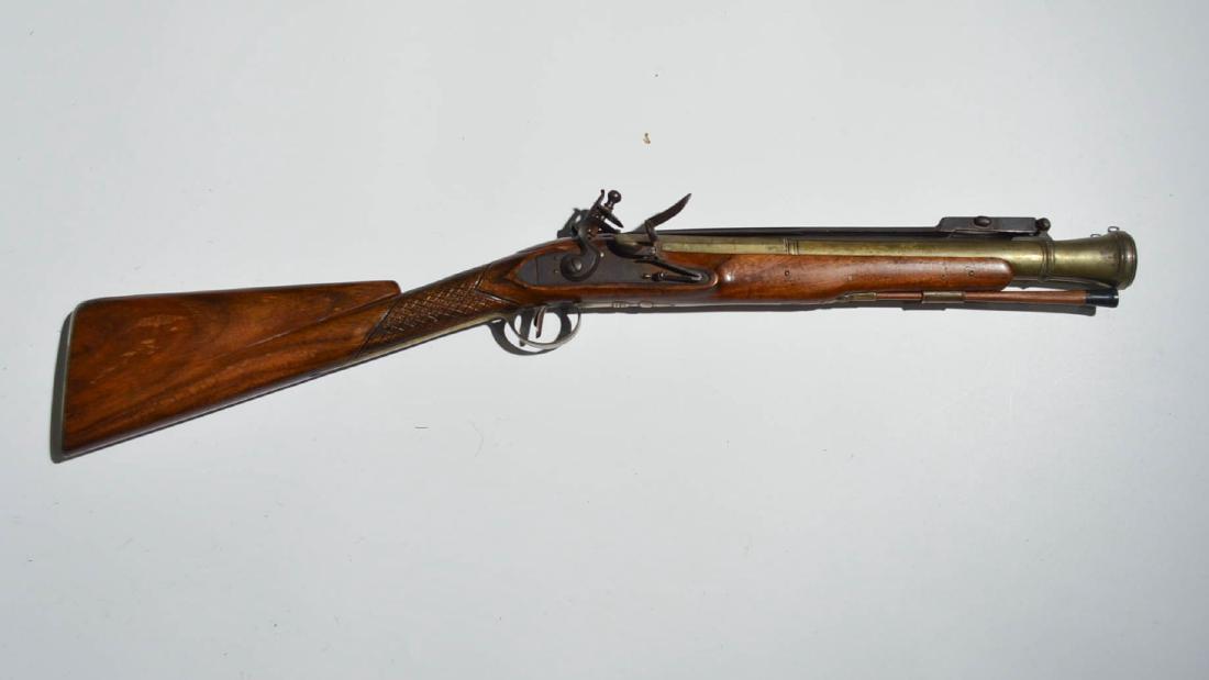 1790-1830 British Flintlock Blunderbuss or Coach Gun