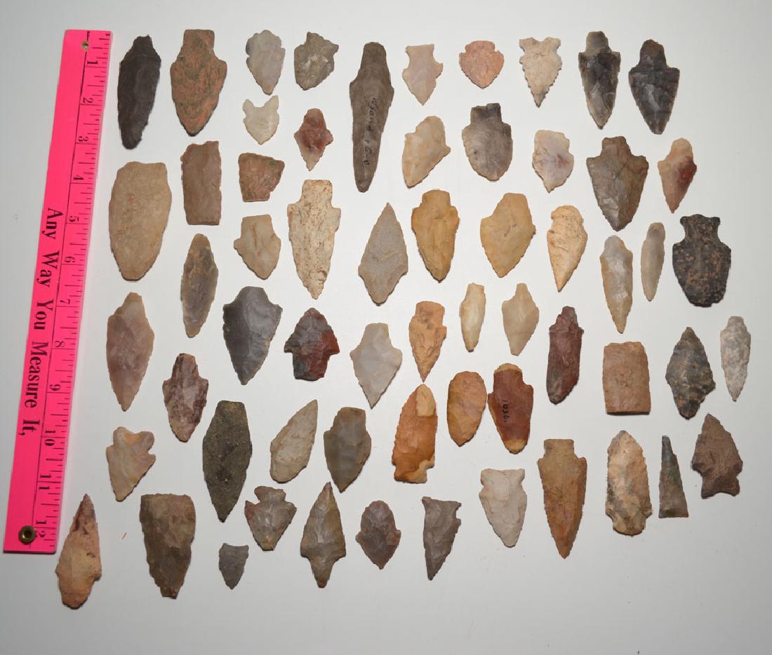 Lot Of Native American Arrowheads From Kentucky