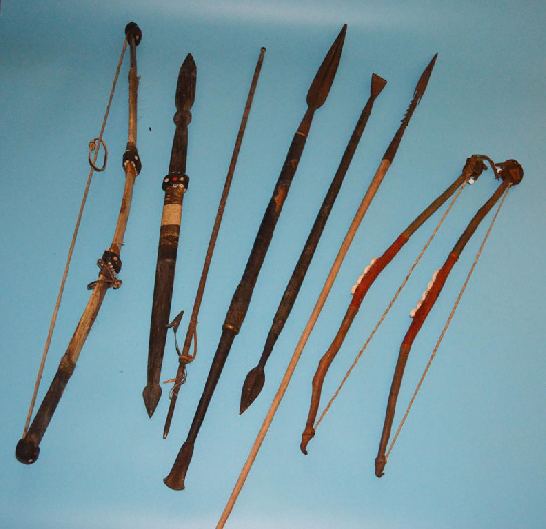 African & Inuit Hunting Tools (Bows, Spears)