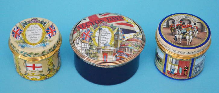 A Halcyon Days Canaletto Box.