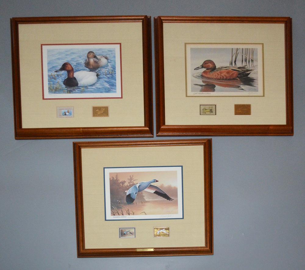 100% top quality guaranteed Gold Medallion Edition Federal Duck Stamp ...
